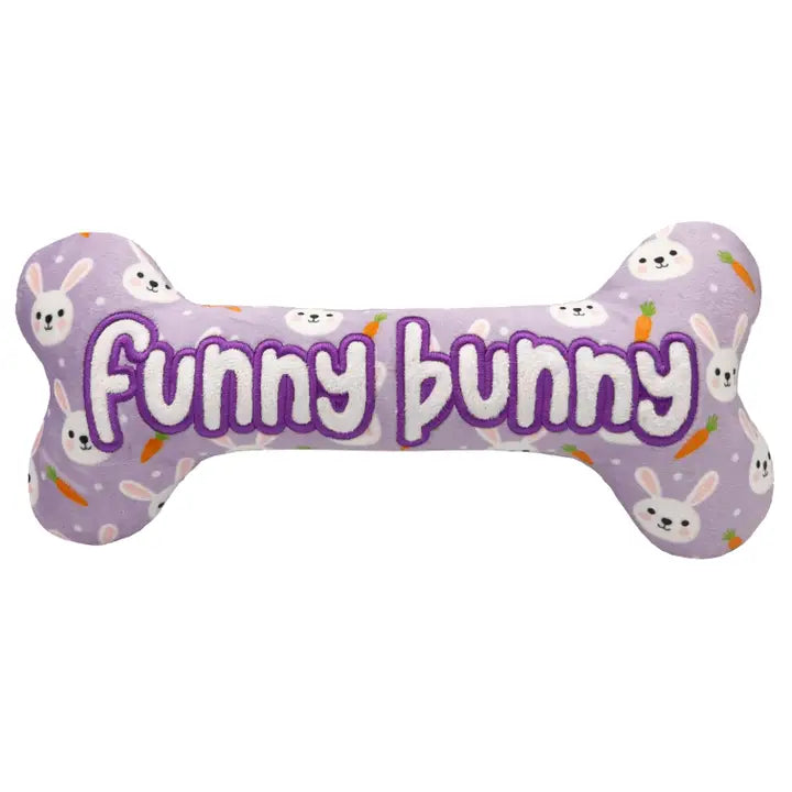 Funny Bunny Bone Dog Toy – Carolina Pet Pantry