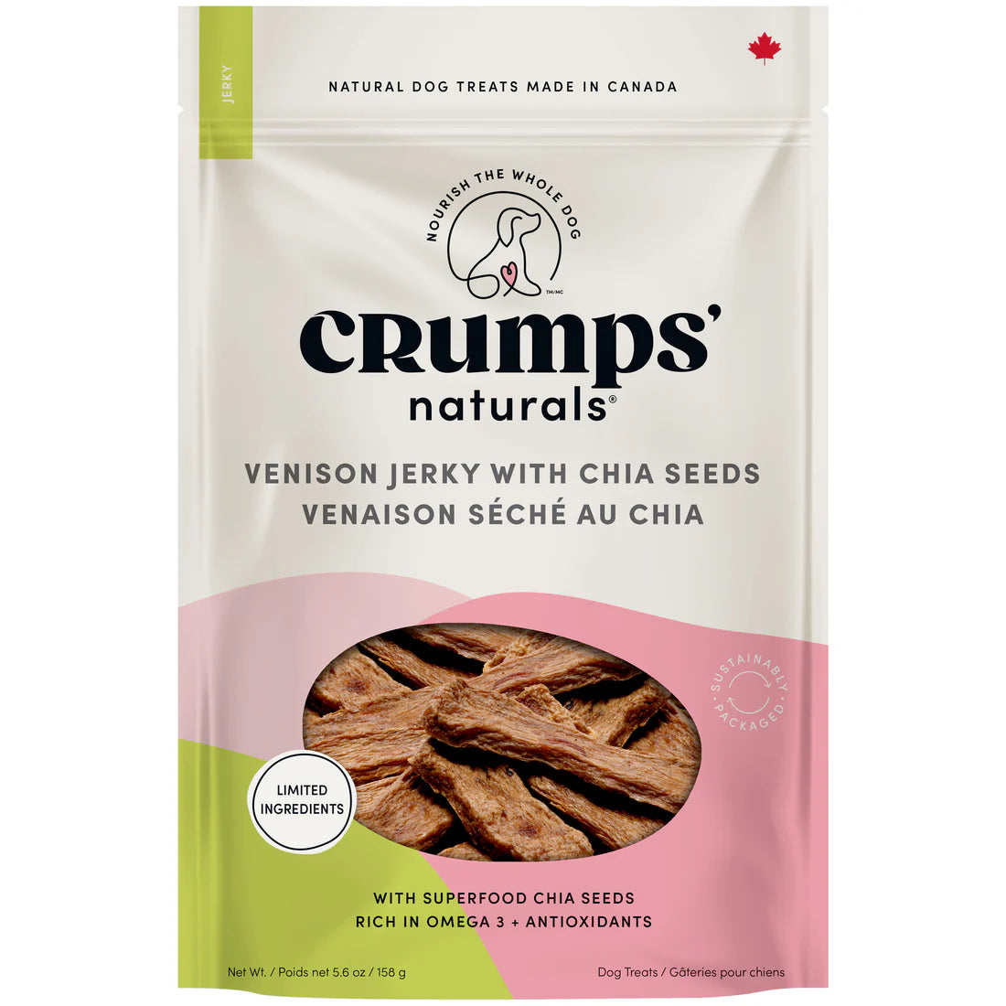 Venison Chia Jerky – Carolina Pet Pantry