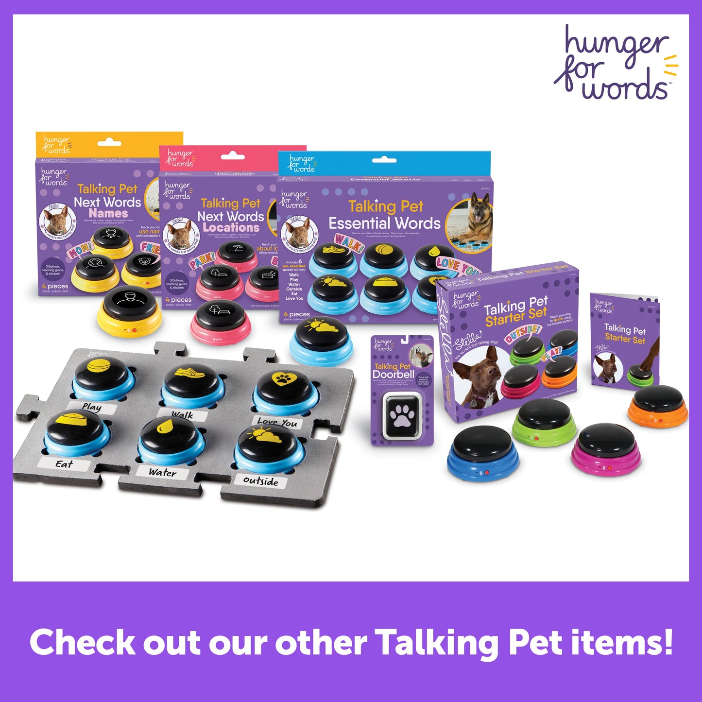 Hunger for Words: Talking Pet Starter Set – Carolina Pet Pantry